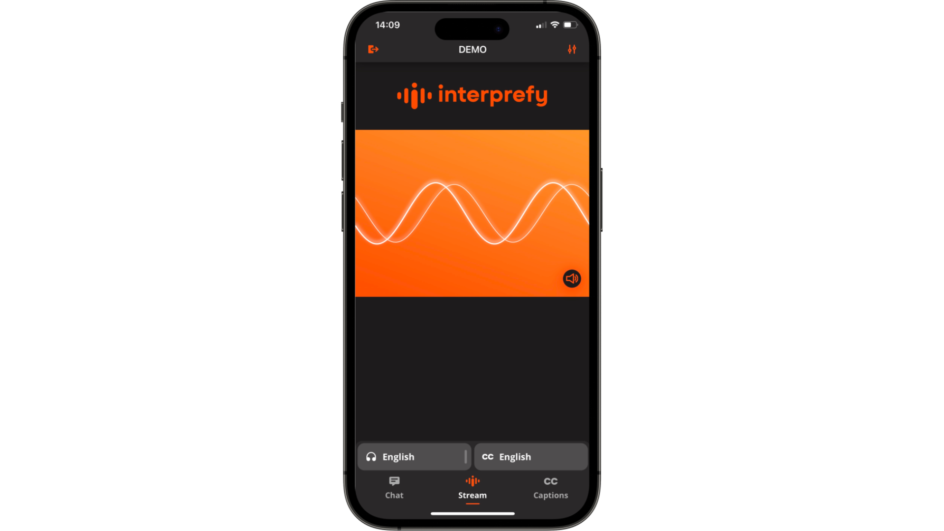 AI Speech Translation, Captions & Subtitles | Interprefy mobile app